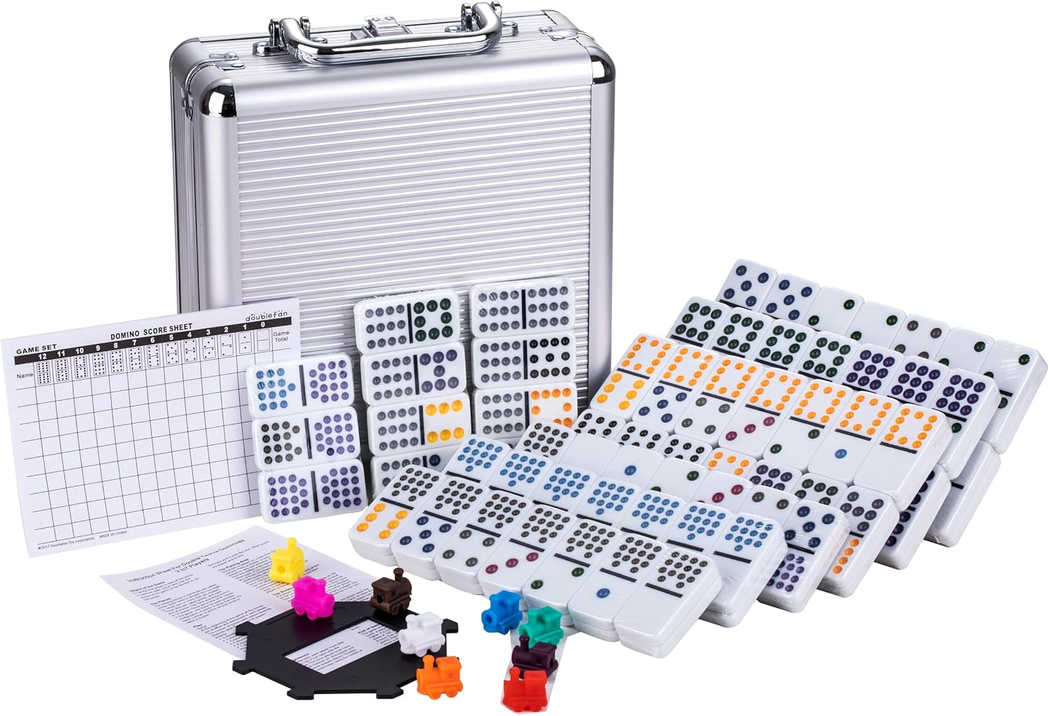 Amazon.com: Dominoes Set for Adult, Double 15 Dominoes Set Double 15 ...