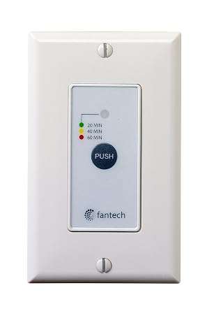 Fantech RTS5 Electronic 20/40/60 Timer, Use with Flex100H, VHR70R ...