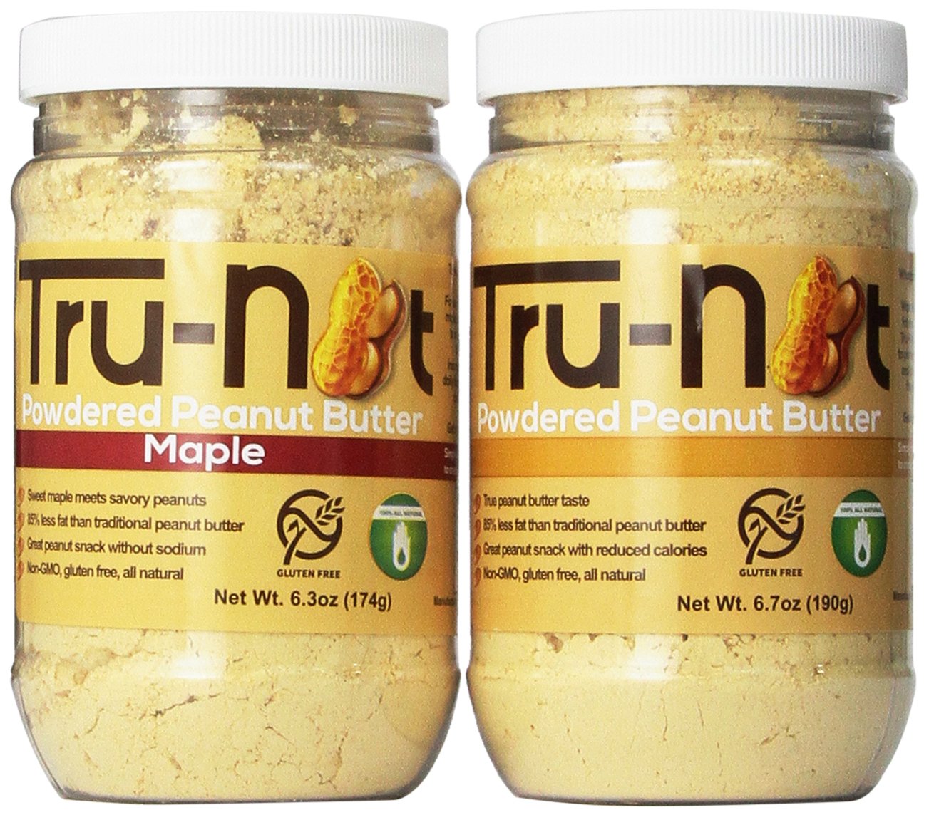 Buy Tru-Nut Powdered Peanut Butter 2 Pack Original + le Online at ...