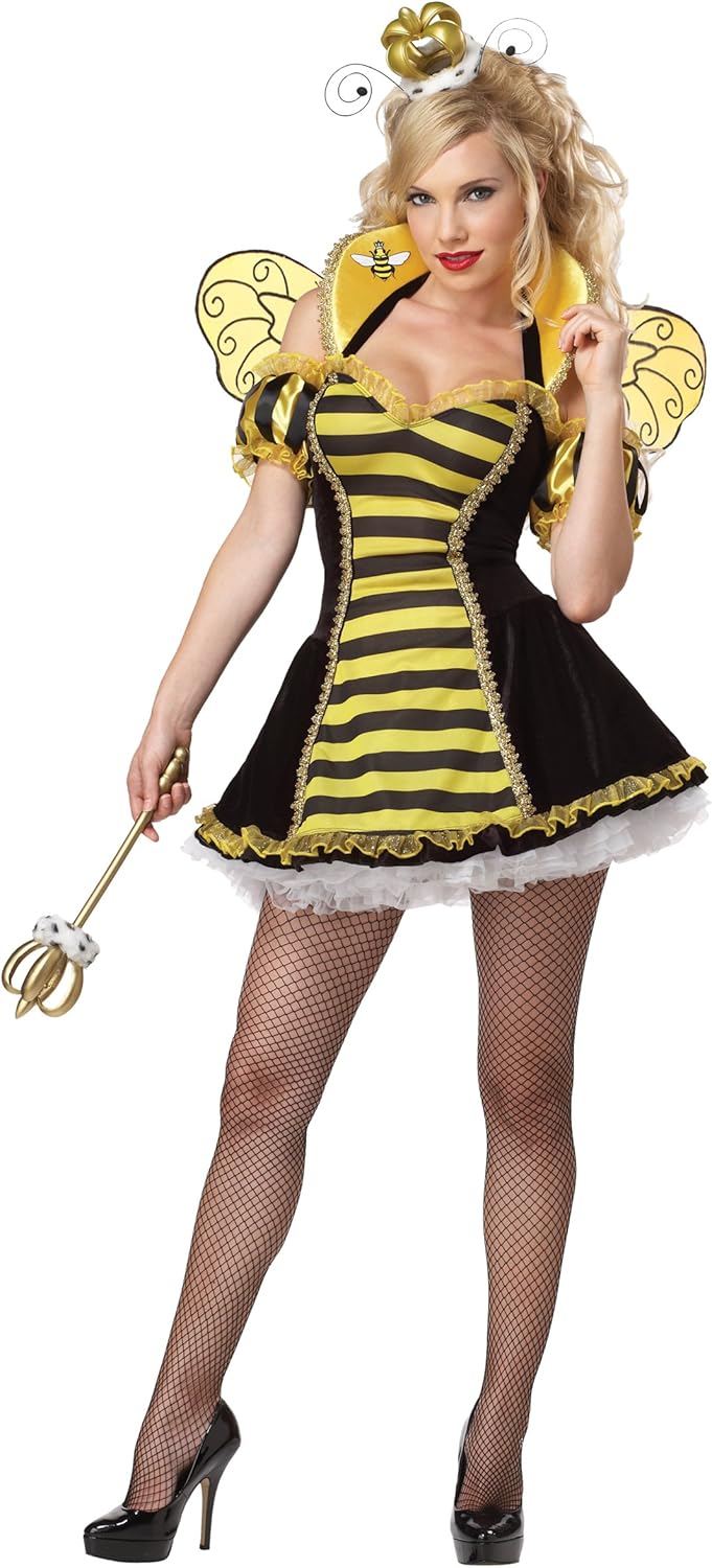 Amazon.com: California Costumes Royal Honey Set, Black/Yellow, Small ...
