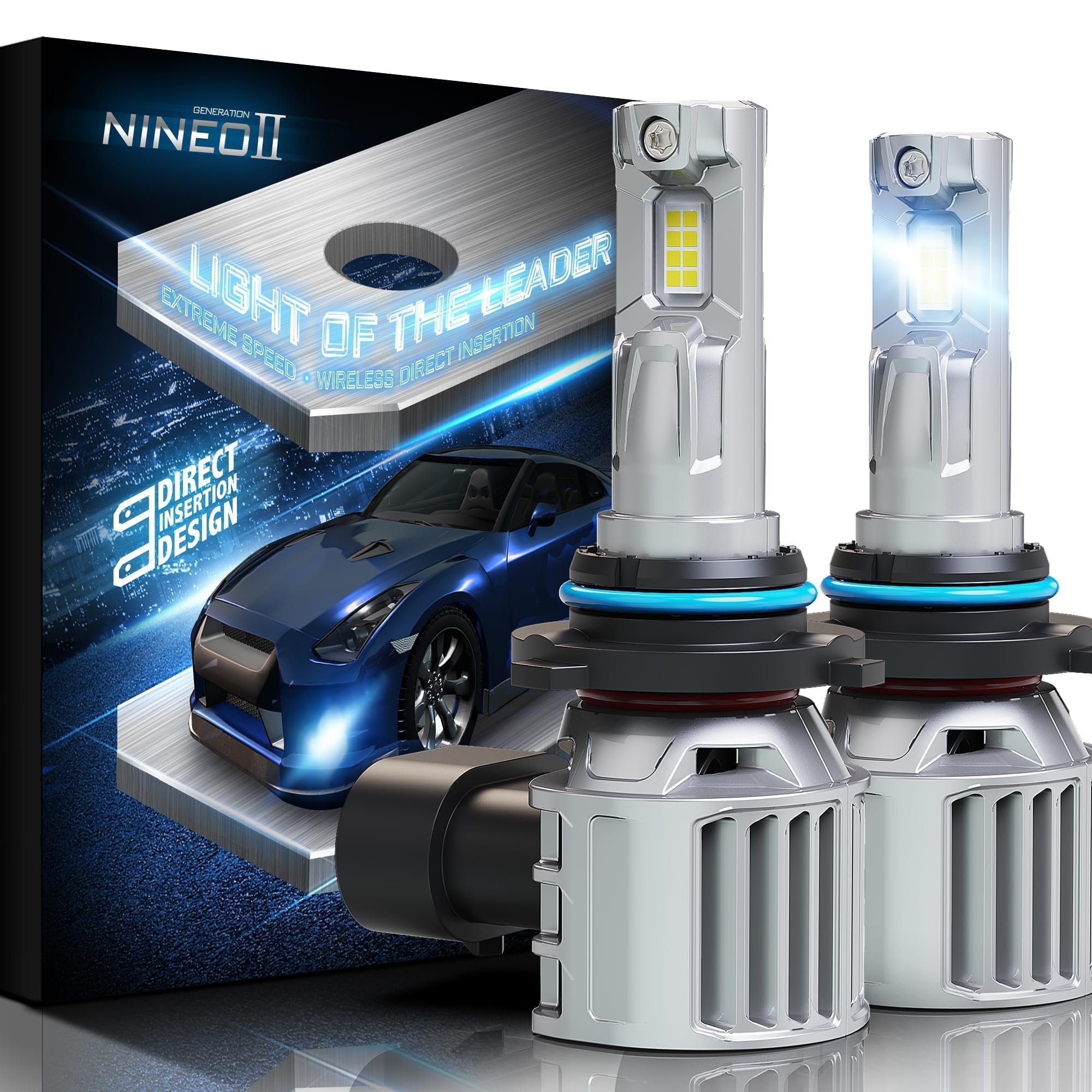 Snapklik.com : 9006 Bulbs, Wireless Hb4 Bulb Fog Lights 600% Super ...