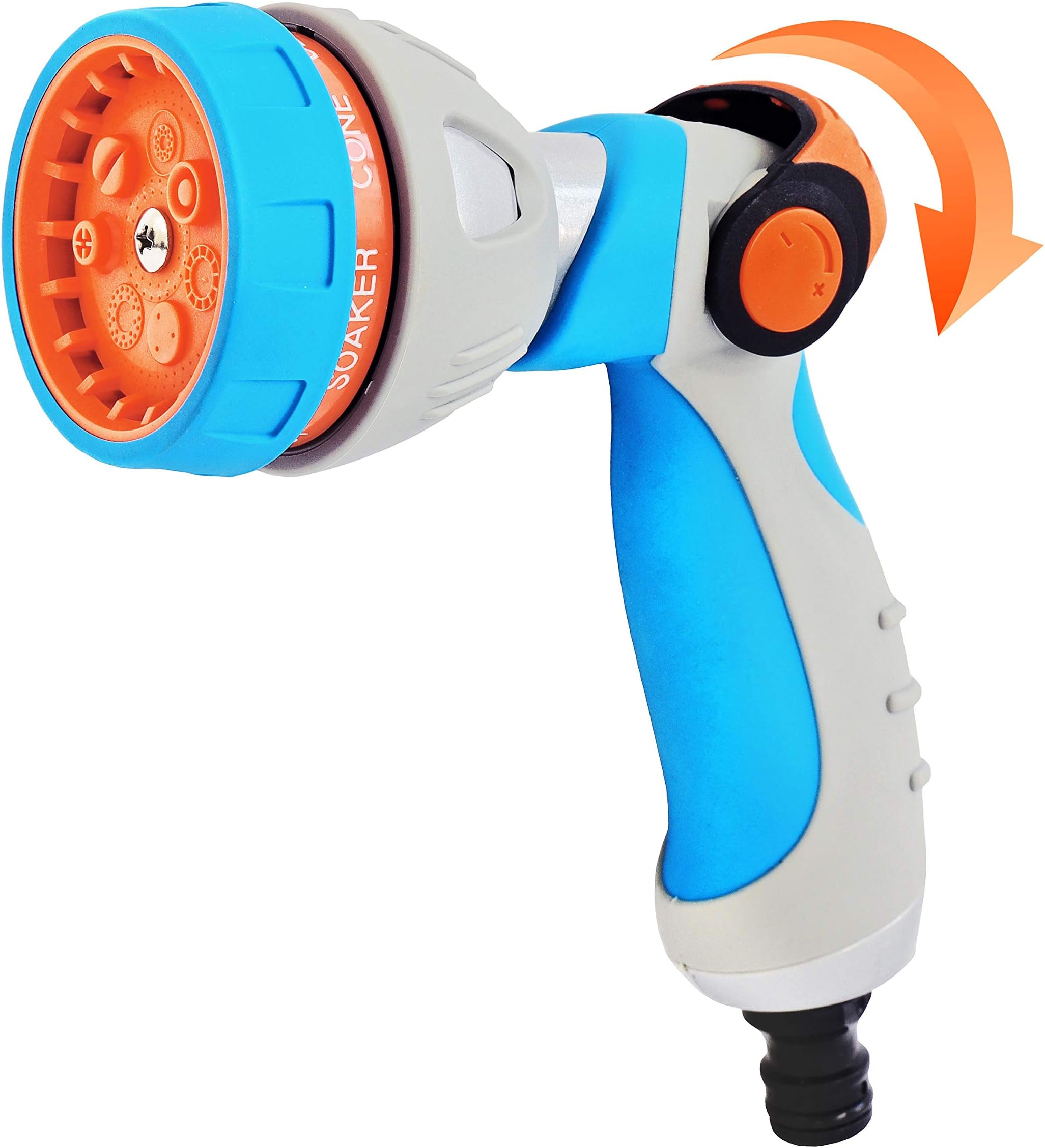 GRÜNTEK Metal Garden Spray Gun – 7 Jet Patterns | Thumb Control ...