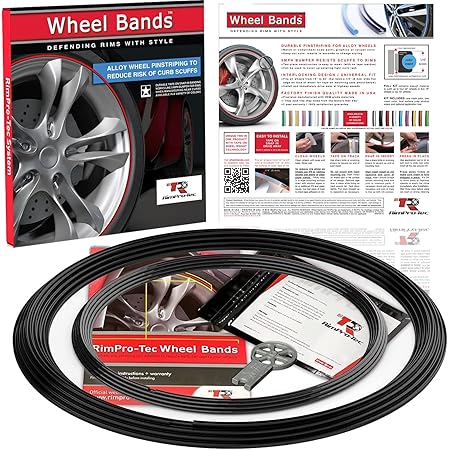 Amazon.com: All-Fit Rim Trim Wheel Protection Strips for Curb Rash ...