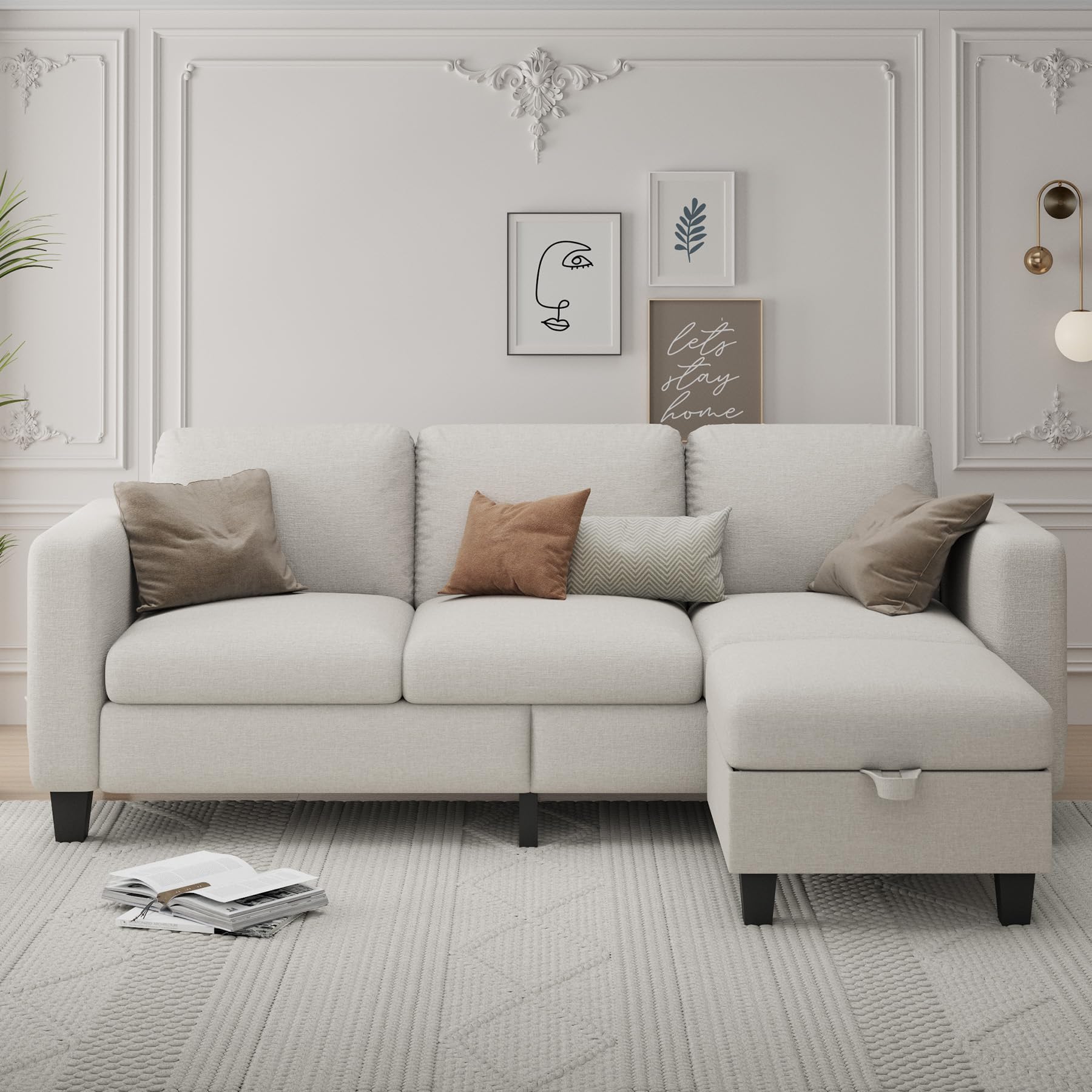 Amazon.com: Grzyhem Couch for Living Room - Small Space Couches ...