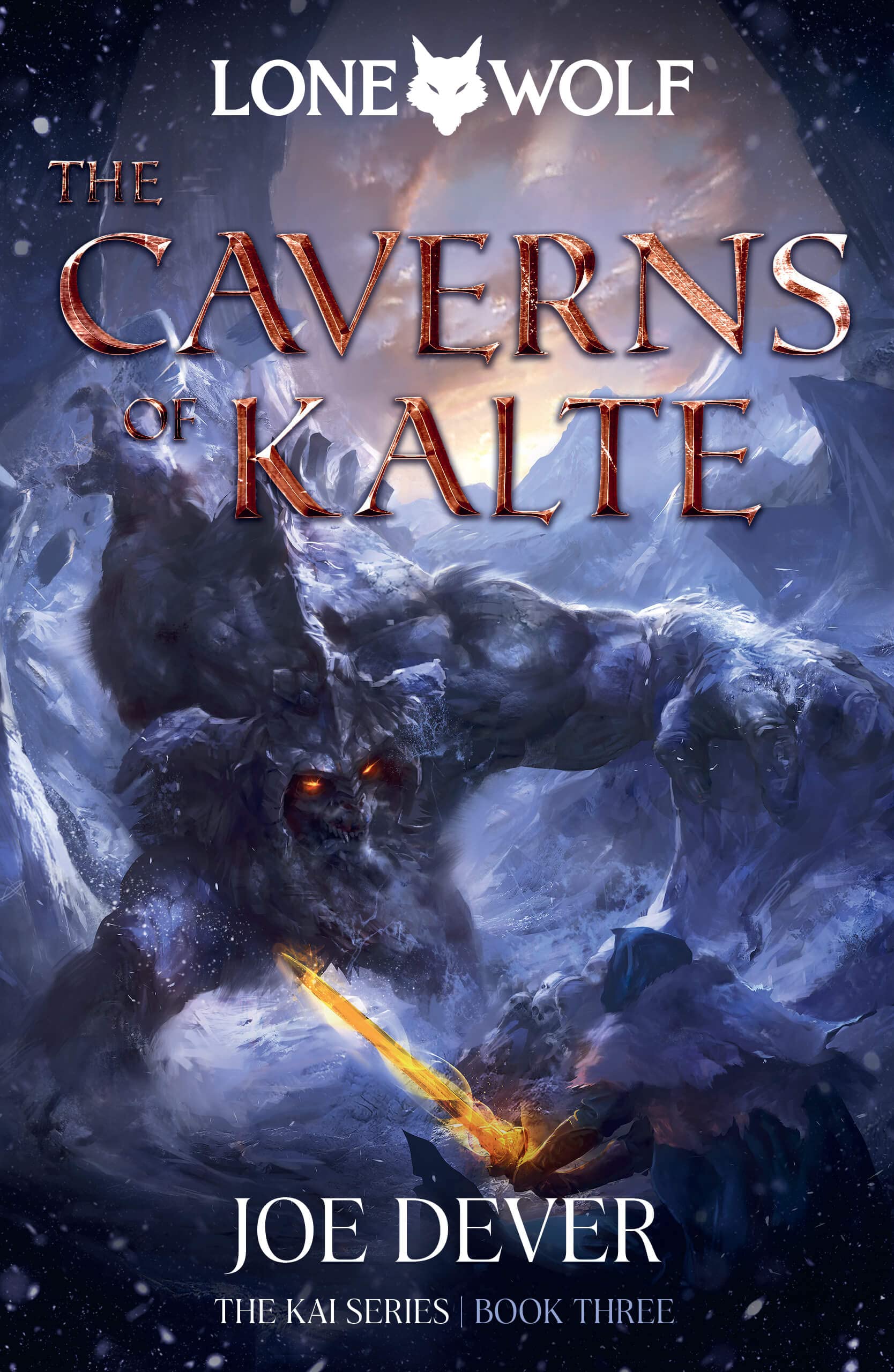 Amazon.com: The Caverns of Kalte: Kai Series (3) (Lone Wolf): 9781916268074: Dever, Joe: Books