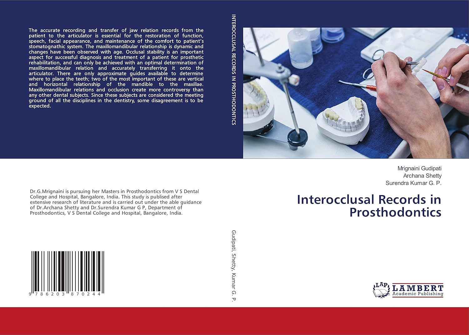 Interocclusal Records in Prosthodontics: Gudipati, Mrignaini, Shetty ...
