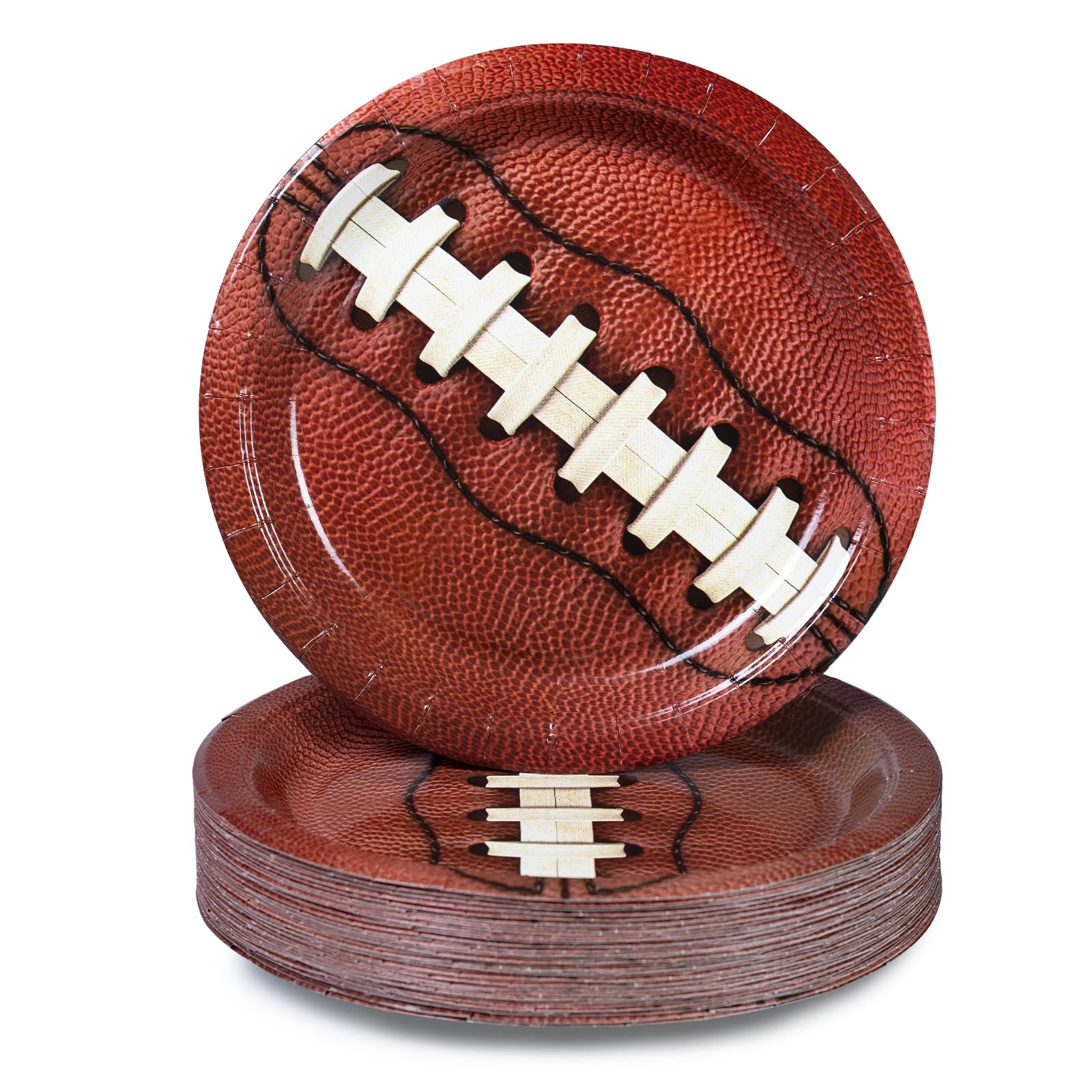 Amazon.com: Confettiville Party Paper Plates, 50-Count Disposable ...