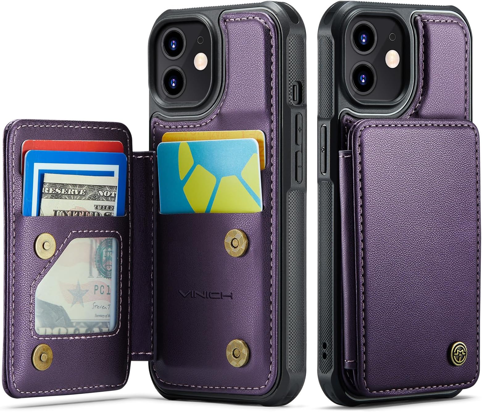 Amazon.com: CHENRLIAN Compatible with iPhone 12 iPhone 12 Pro Wallet ...