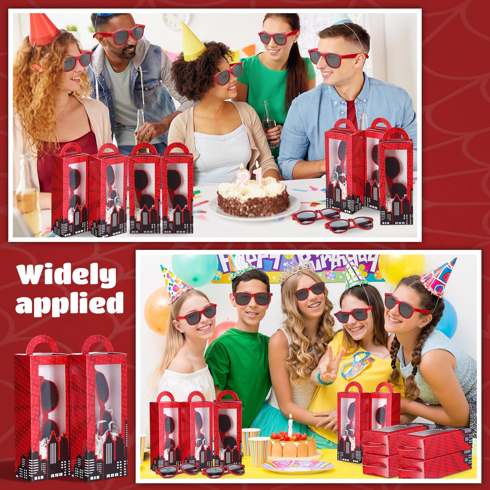 Snapklik.com : 32 Pieces Hero Birthday Party Favors Includes Spider ...