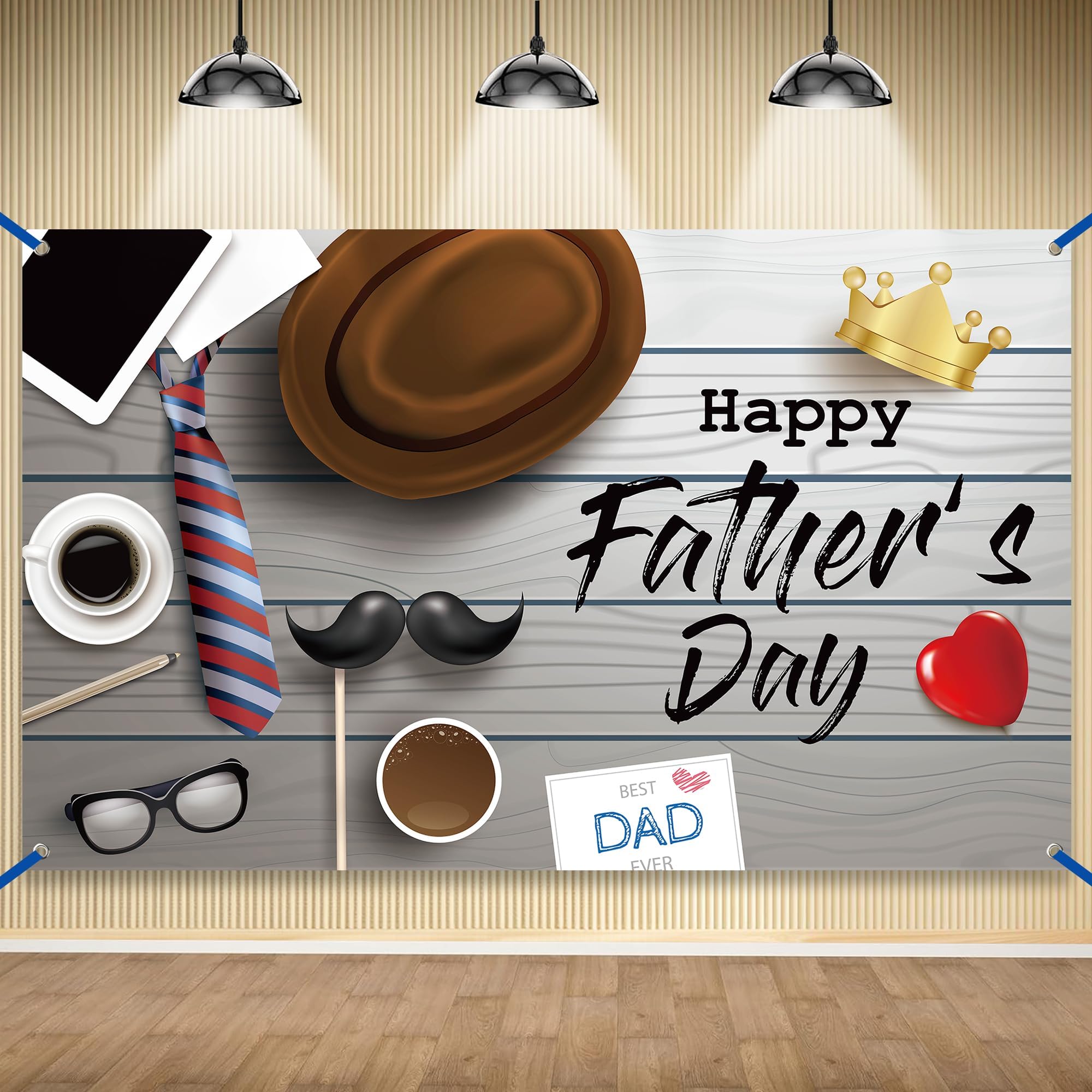 Amazon.com: Happy Fathers Day Backdrop for Photography Father's Day ...