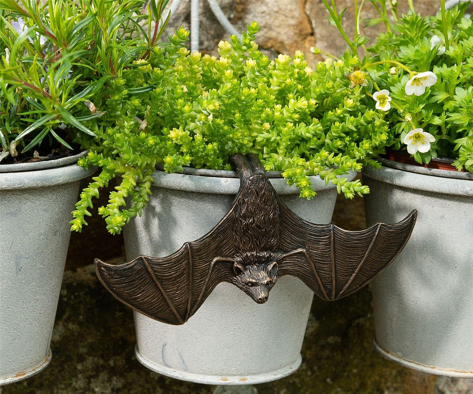 Pot Buddies Handmade Frog Figure Plant Pot Hanger - Decorative Hanging ...