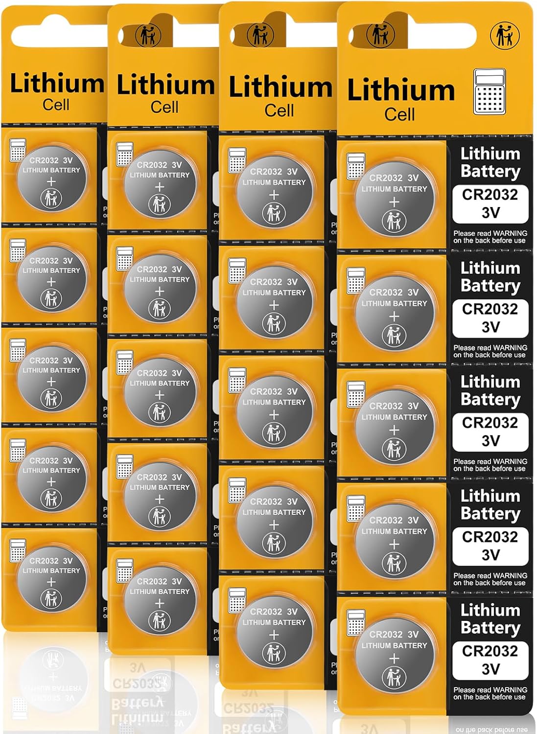 Amazon.com: Fitinoch 20 Pack 3 Volt CR2032 Lithium Batteries, 3v Button ...