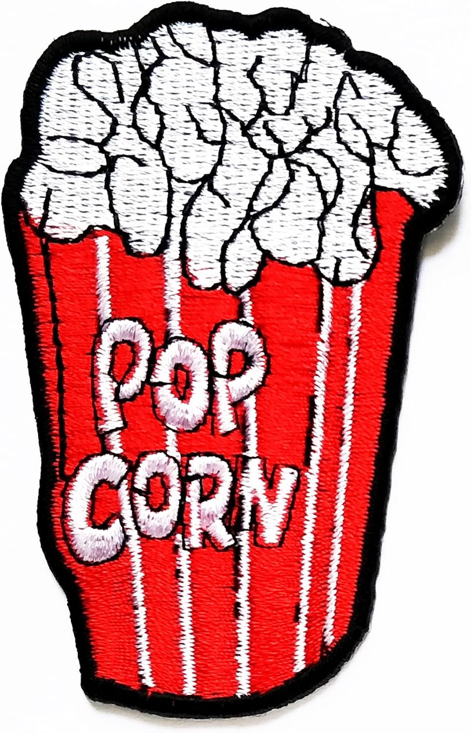 Amazon.com: HHO Popcorn Movie Patch Cute Applique Sew Iron on Kids ...