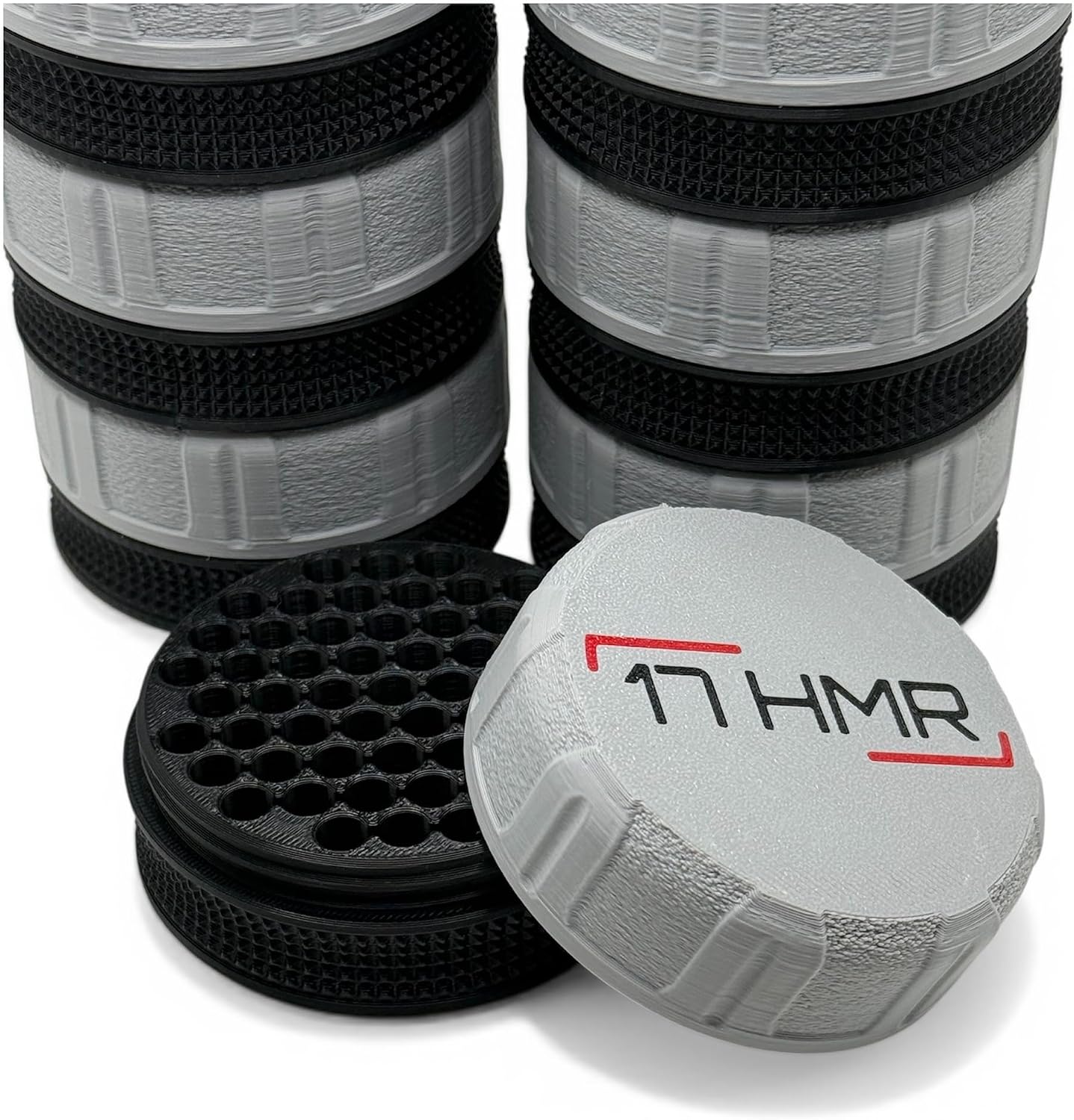 Amazon.com: LBH MARKET .17 HMR Ammo Storage Can – 55 Round Stackable ...