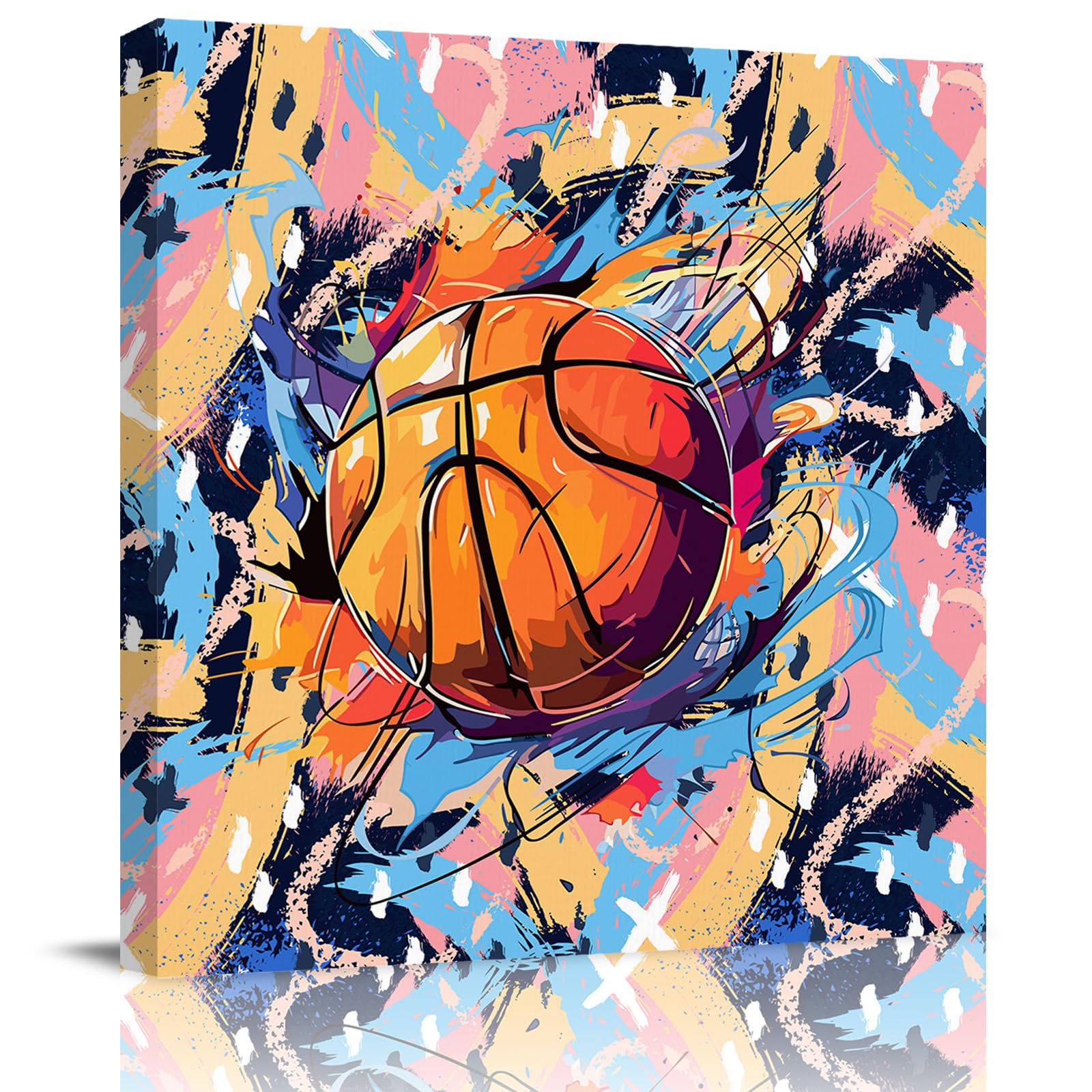Basketball Paintings Canvas