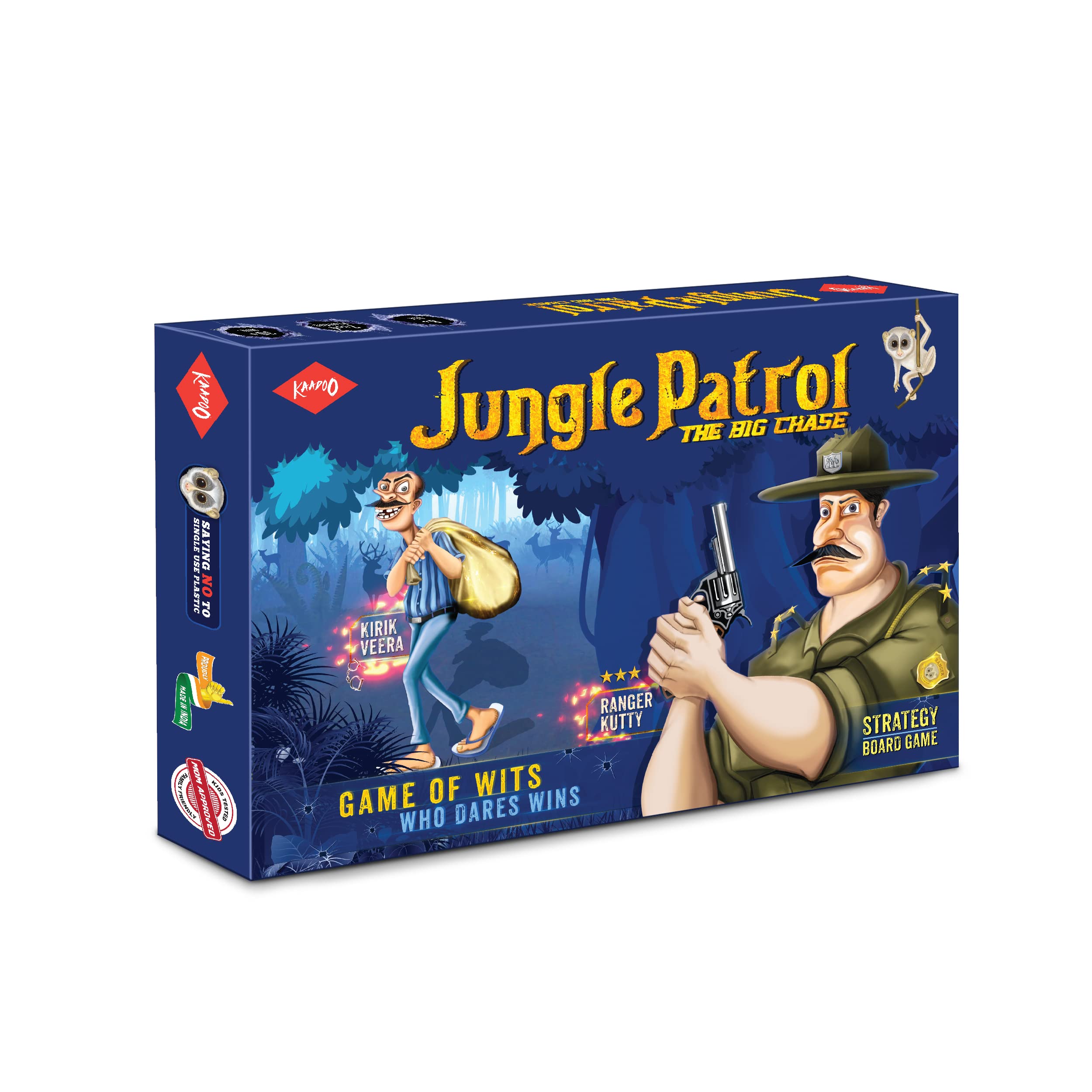 Buy KAADOO Jungle Patrol Strategy Board Game Played in Teams of 2 for ...