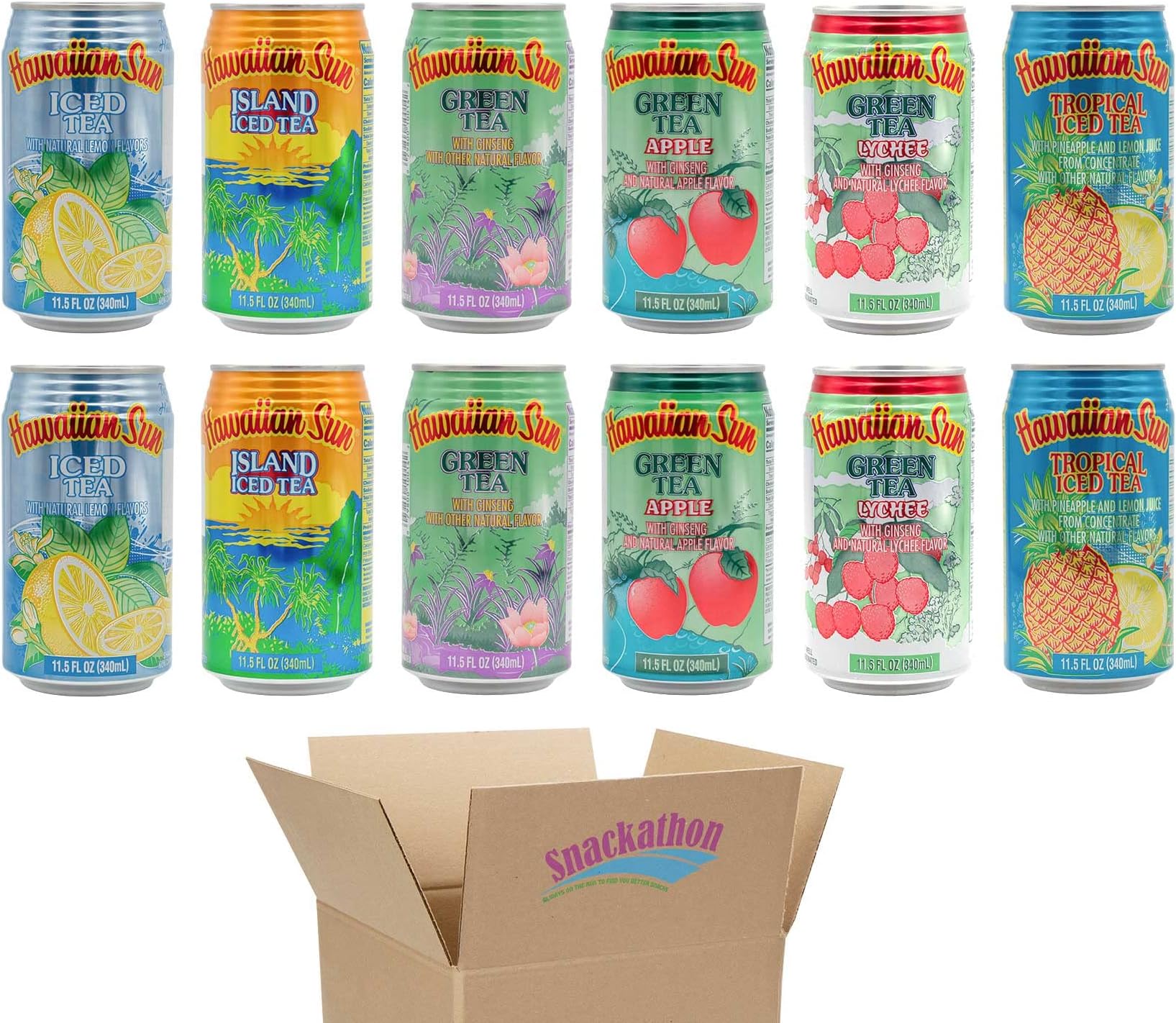 Amazon.com : Aloha Maid Natural Drink, Iced Tea, 11.5 Ounce (Pack of 24 ...