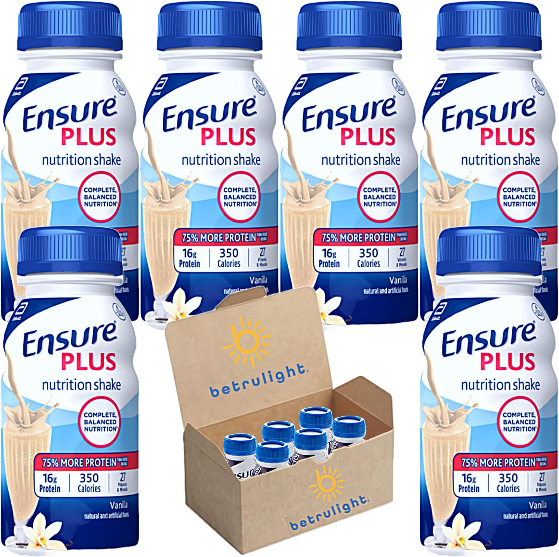 Amazon.com : Ensure Plus Ensure Plus Nutrition Shake Vanilla 30 Pack /8 ...
