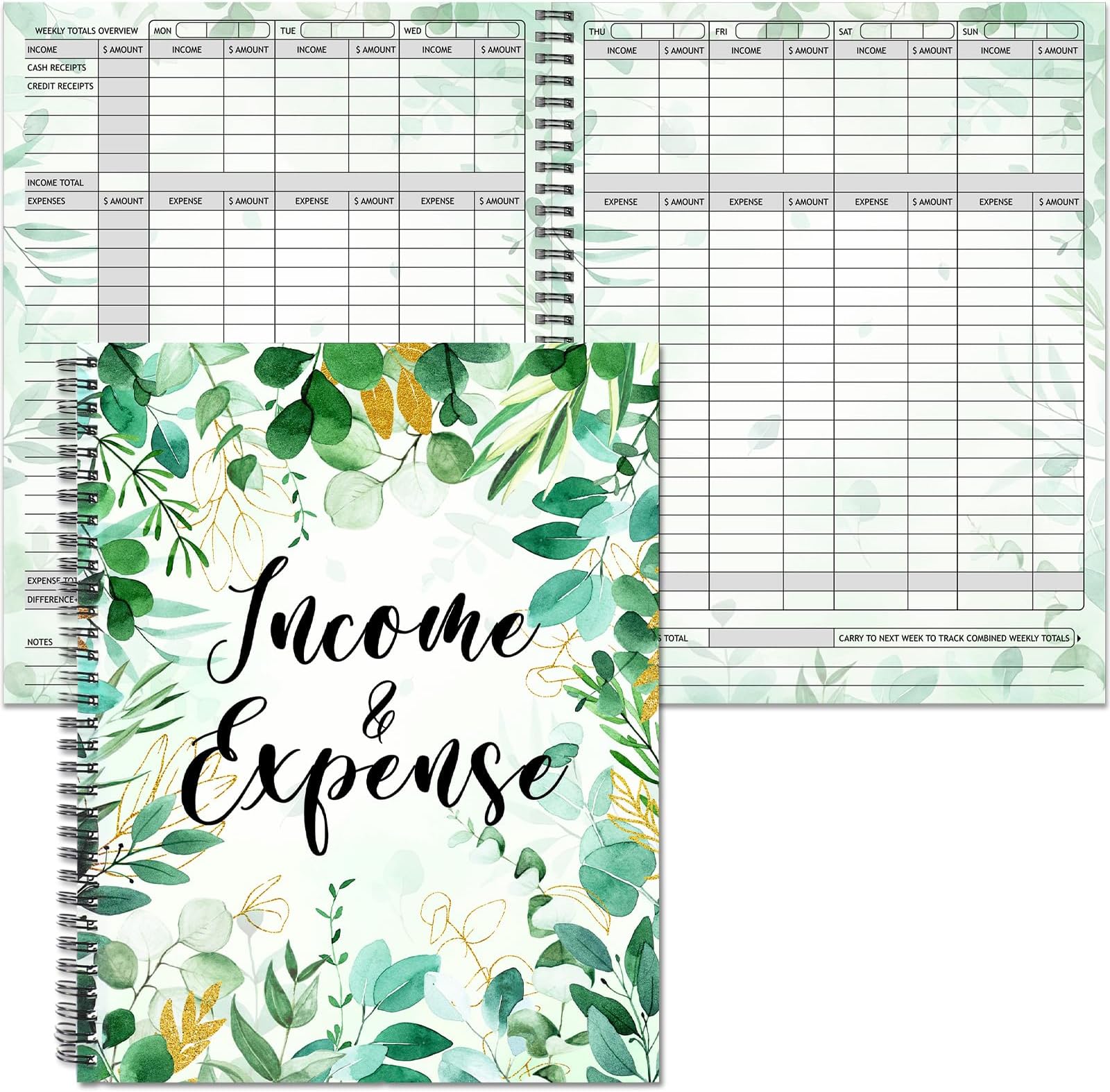 Amazon.com : Income and Expense Log Book – Bookkeeping Record Book ...