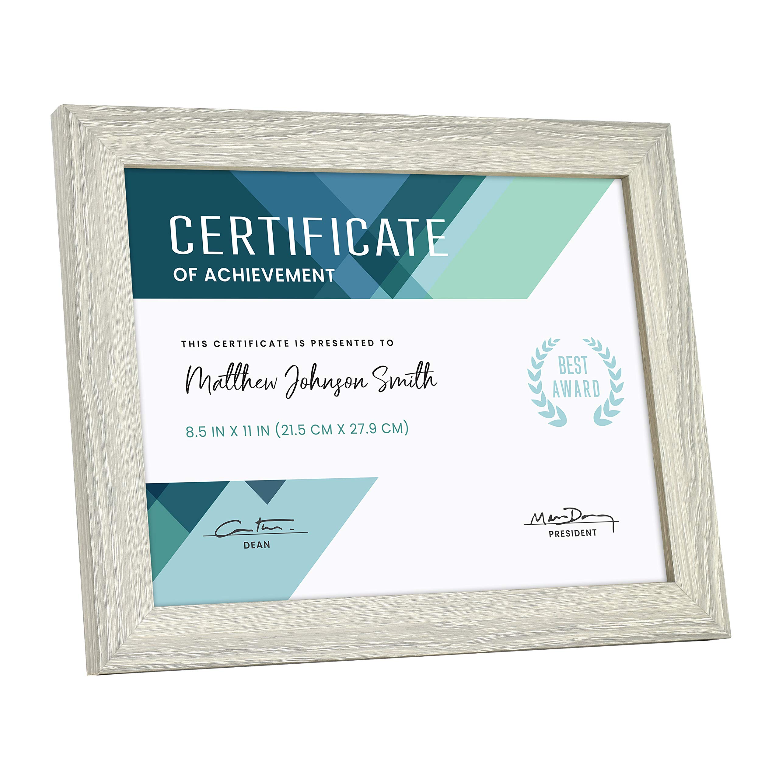Snapklik.com : Gallery Document Frame Set, Certificate Frames Fit 8.5 X ...