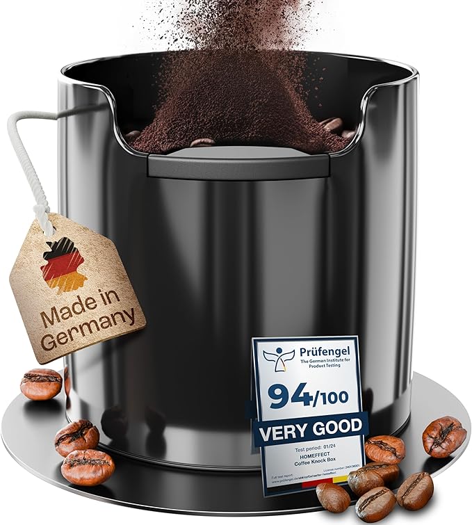 Amazon.com: homeffect Knock Box for Coffee Grounds - Innovative Barista ...