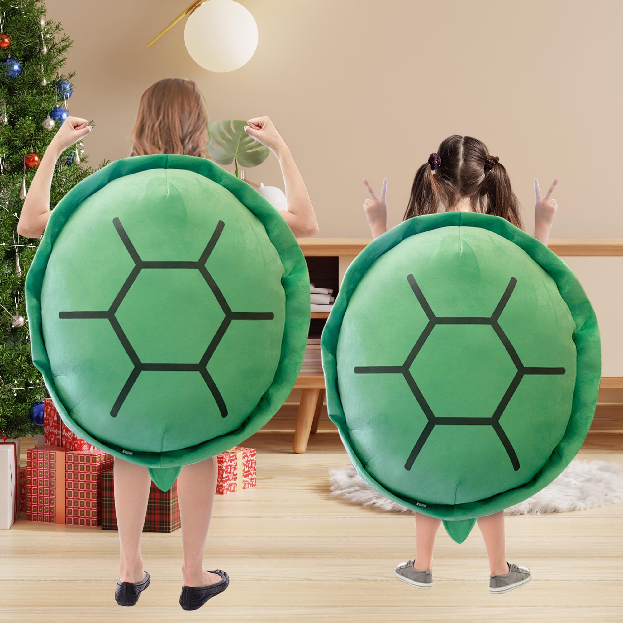 Enhopty 40" Wearable Turtle Shell Plush Pillows Tortoise Plush Pillow ...