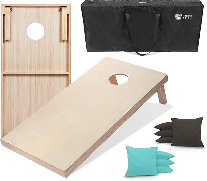 Amazon.com : Tailgating Pros Premium Cornhole Game - Regulation or ...