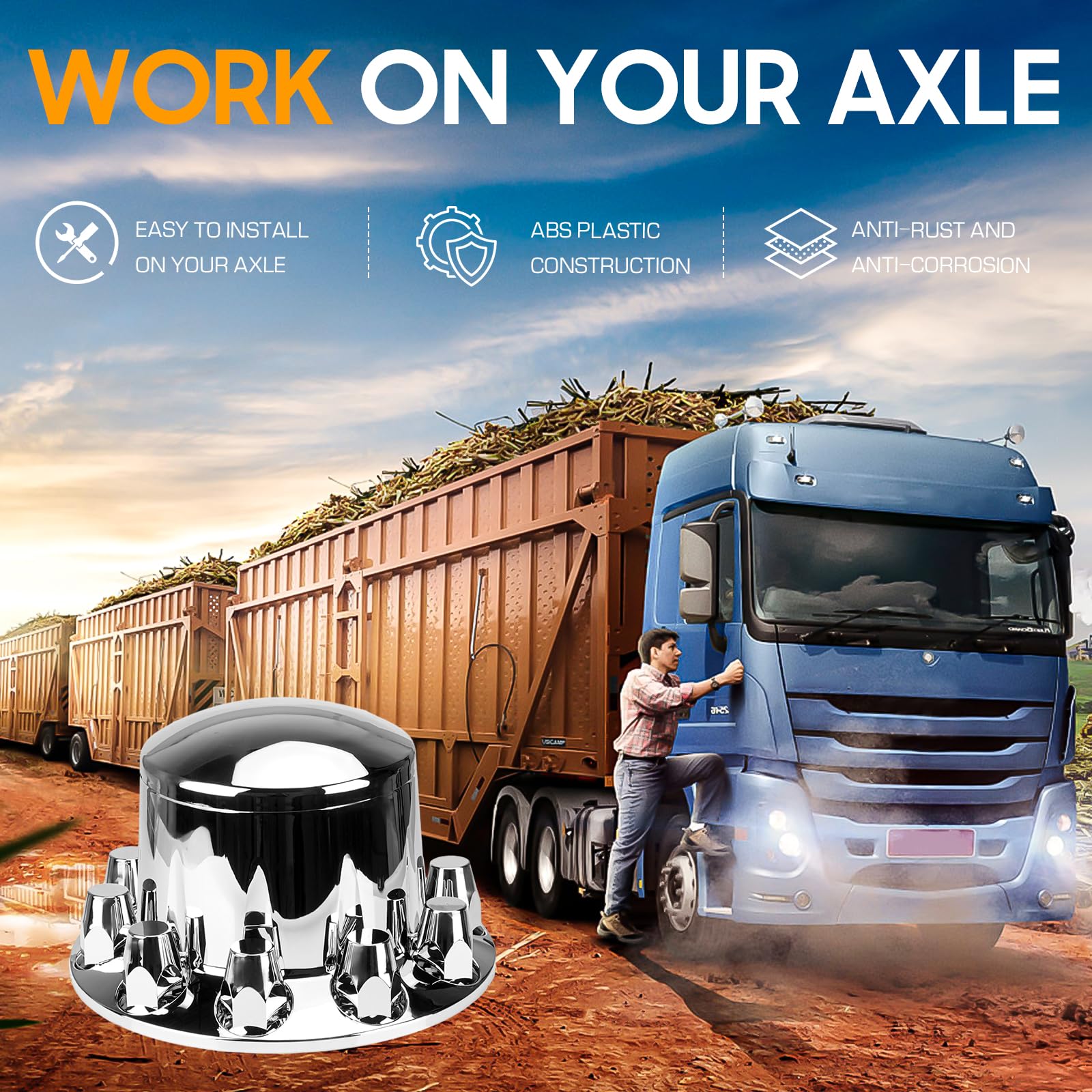 Snapklik.com : SEHNSUCHT 33mm ABS Axle Cover