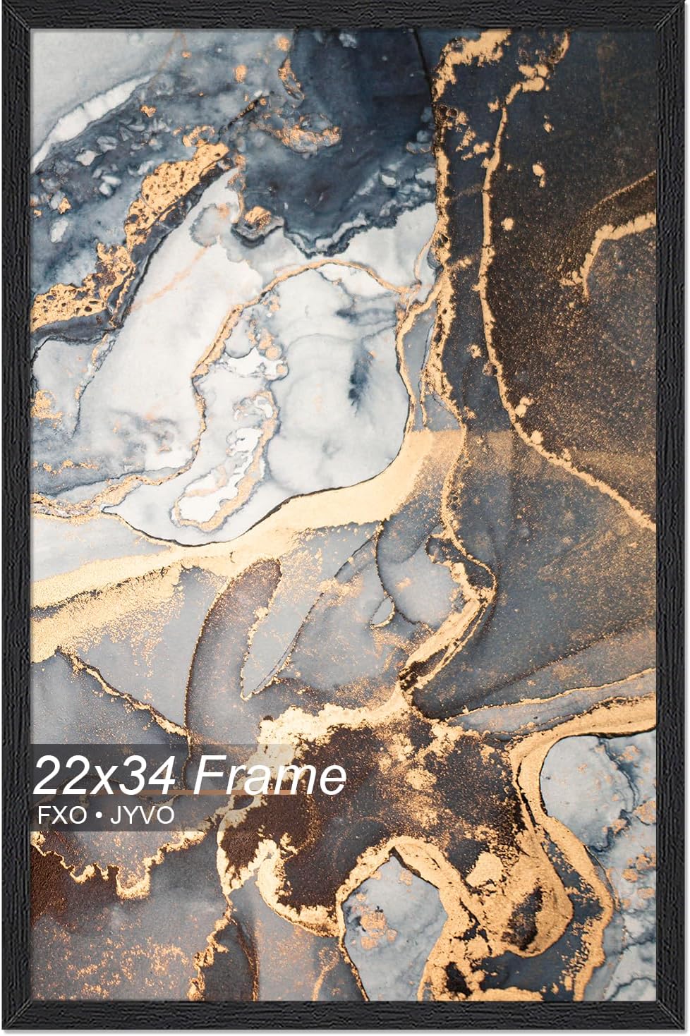 Amazon.com - Fxojyvo Engineered Wood 22x34 Frame, Black Picture Frame ...