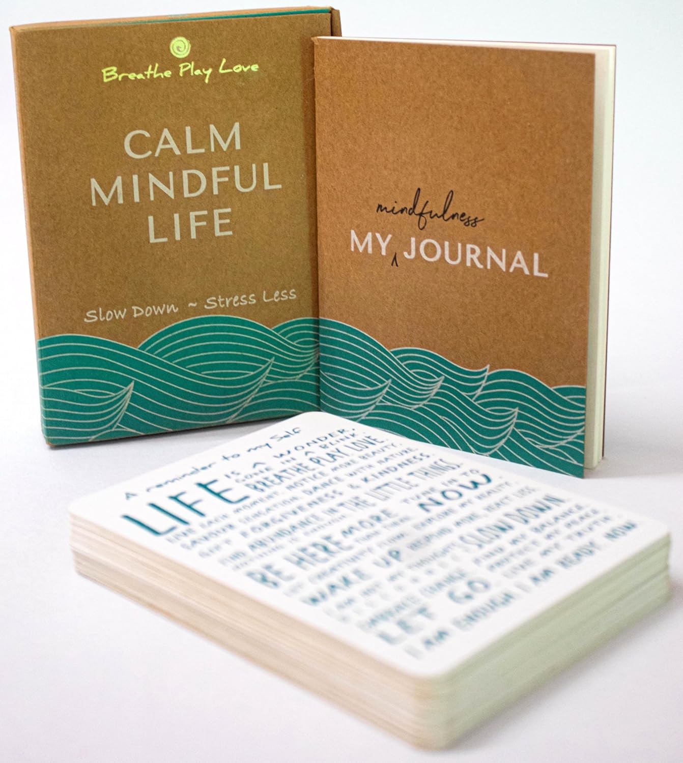 Amazon.com: Breathe Play Love 33 Mindfulness Meditation Cards, Pocket ...