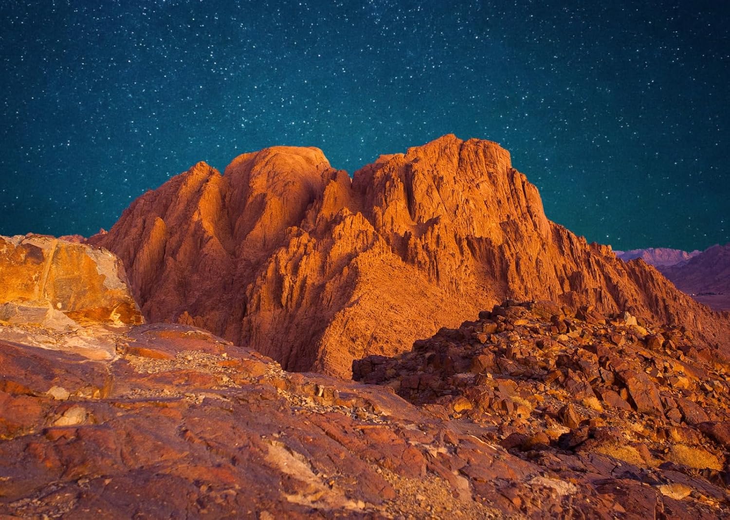 Amazon.com : Loccor 10x8ft Fabric Mount Moses Backdrop Night Holy Peak ...