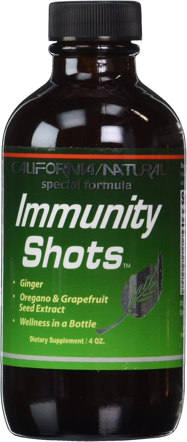 Amazon.com: California Natural Immunity Shots 4oz Bottle Zinc, Organic ...