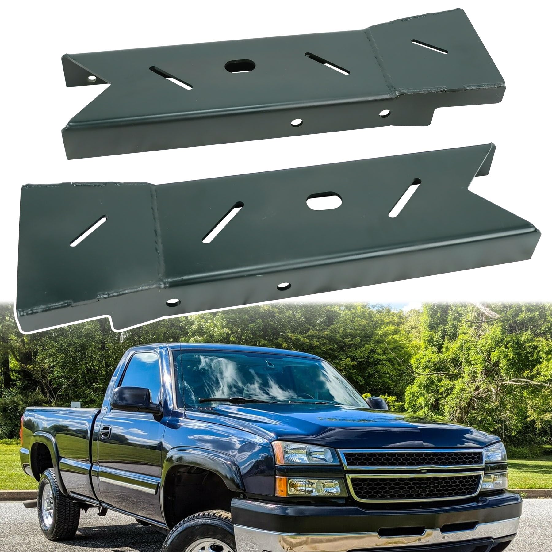 Mountainpeak Truck Bed Over-Axle Frame Rust Repair Kit Fit for 1999 ...