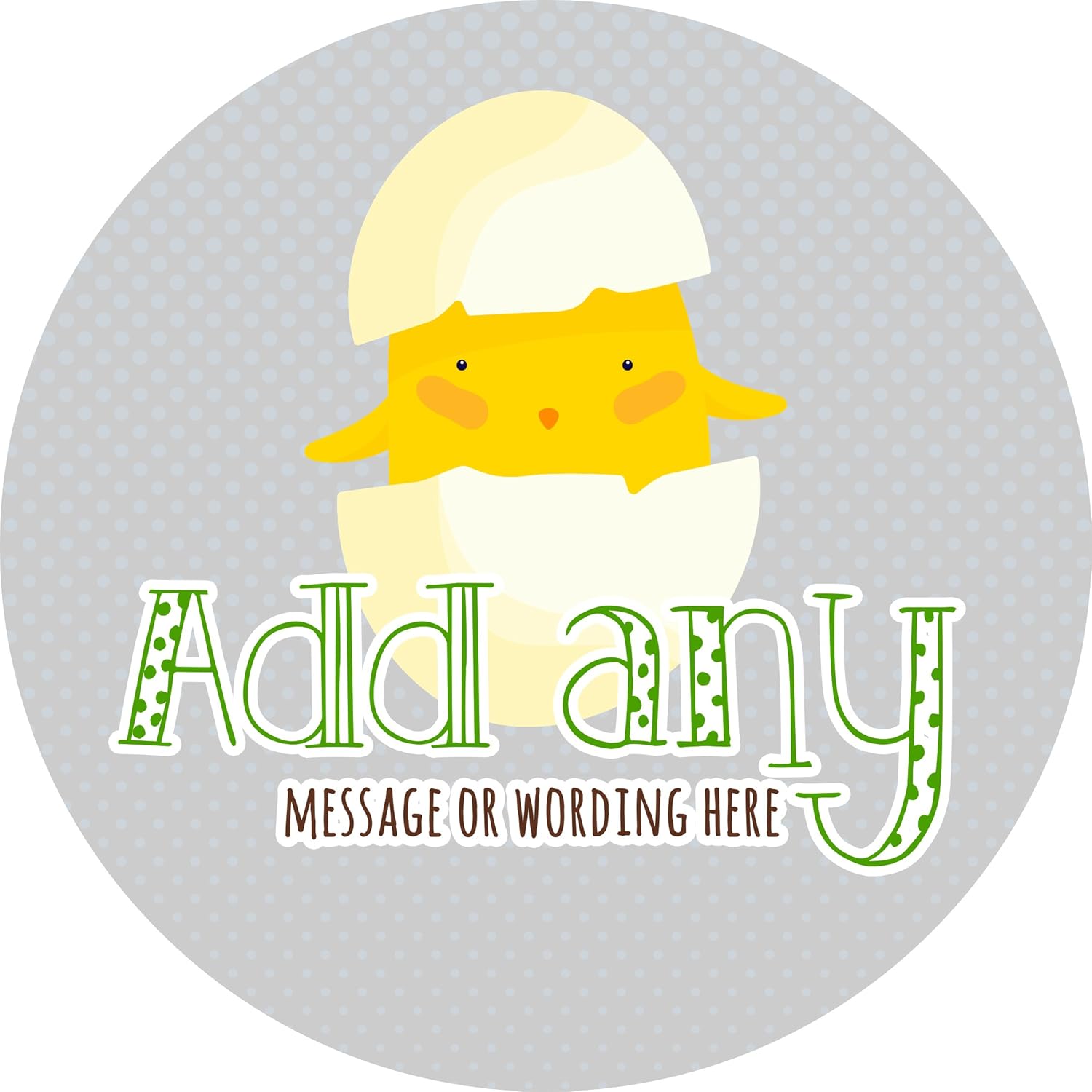 Amazon.com: Baby Shower Chick Sticker Labels (12 Stickers, 2.5'' Inch ...