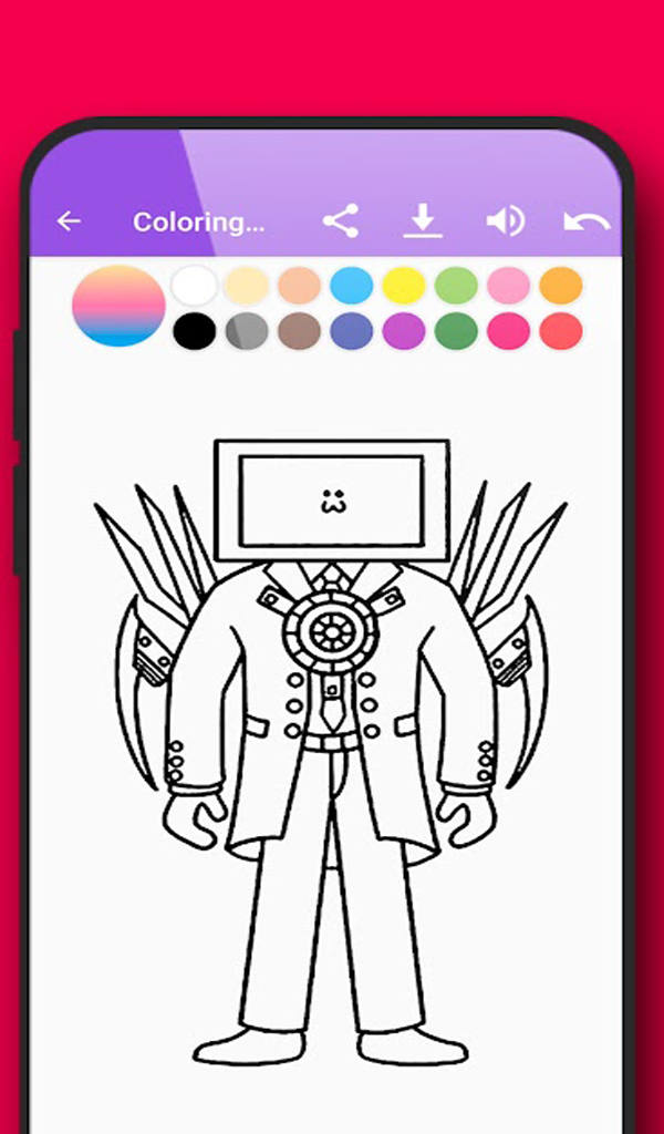 Titan tv man Coloring Book - App on Amazon Appstore