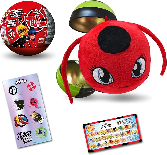 Amazon.com: Miraculous Ladybug MiraBall, 3-in-1 Surprise, 1 Pack, Blind ...