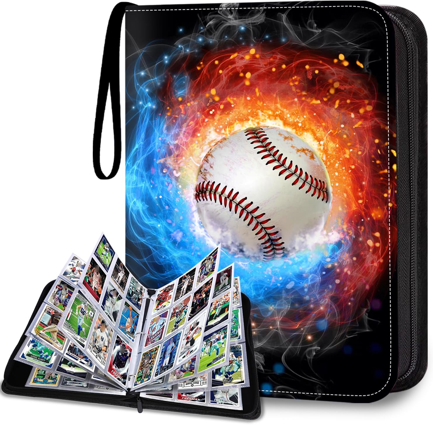 Amazon.com: LOMONEH Baseball Card Binder, Card Binder 900 Pockets ...