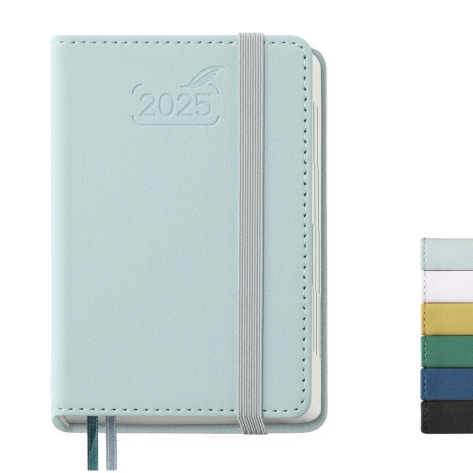 BEZEND Pocket Planner 2025 for Purse 3.25" x 4.75", Mini Bi-Daily ...