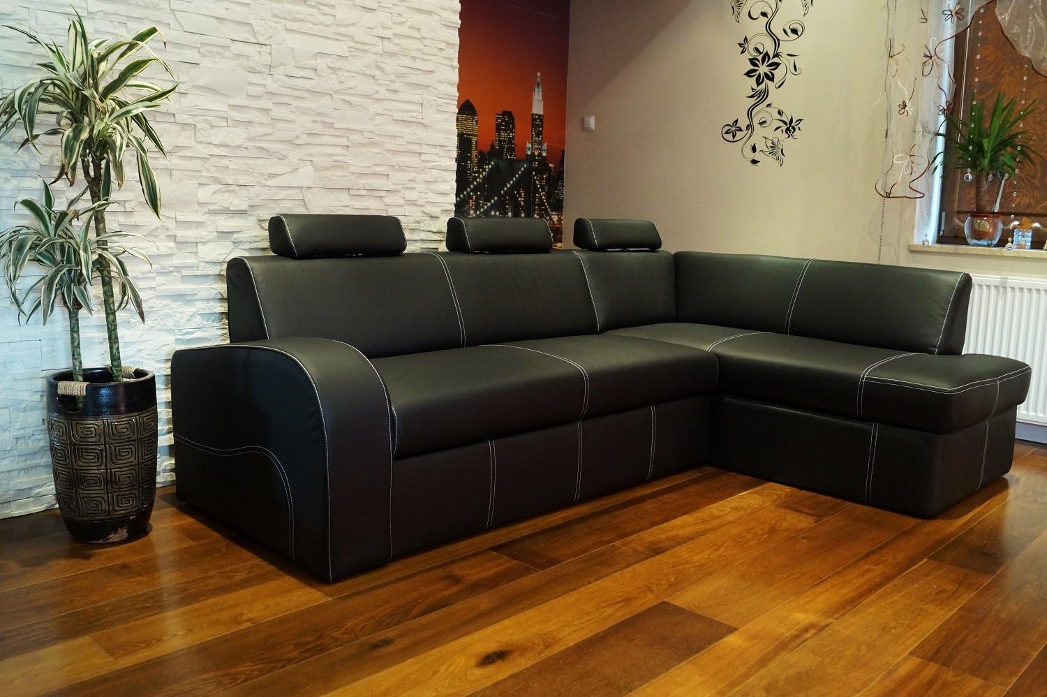 Quattro Meble Echtleder Ecksofa Antalya II 3z 245 x 164cm Leder Sofa ...