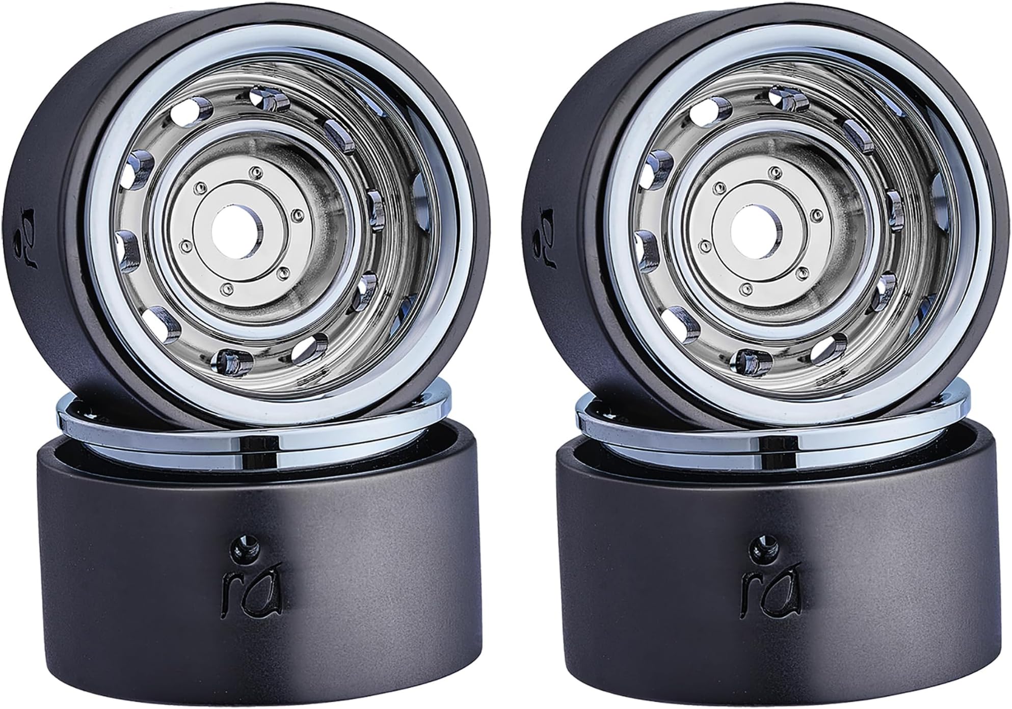 Amazon.com: OGRC 1.0 Plus (1.2 Inches) Beadlock Wheel and Tires Set 7mm ...