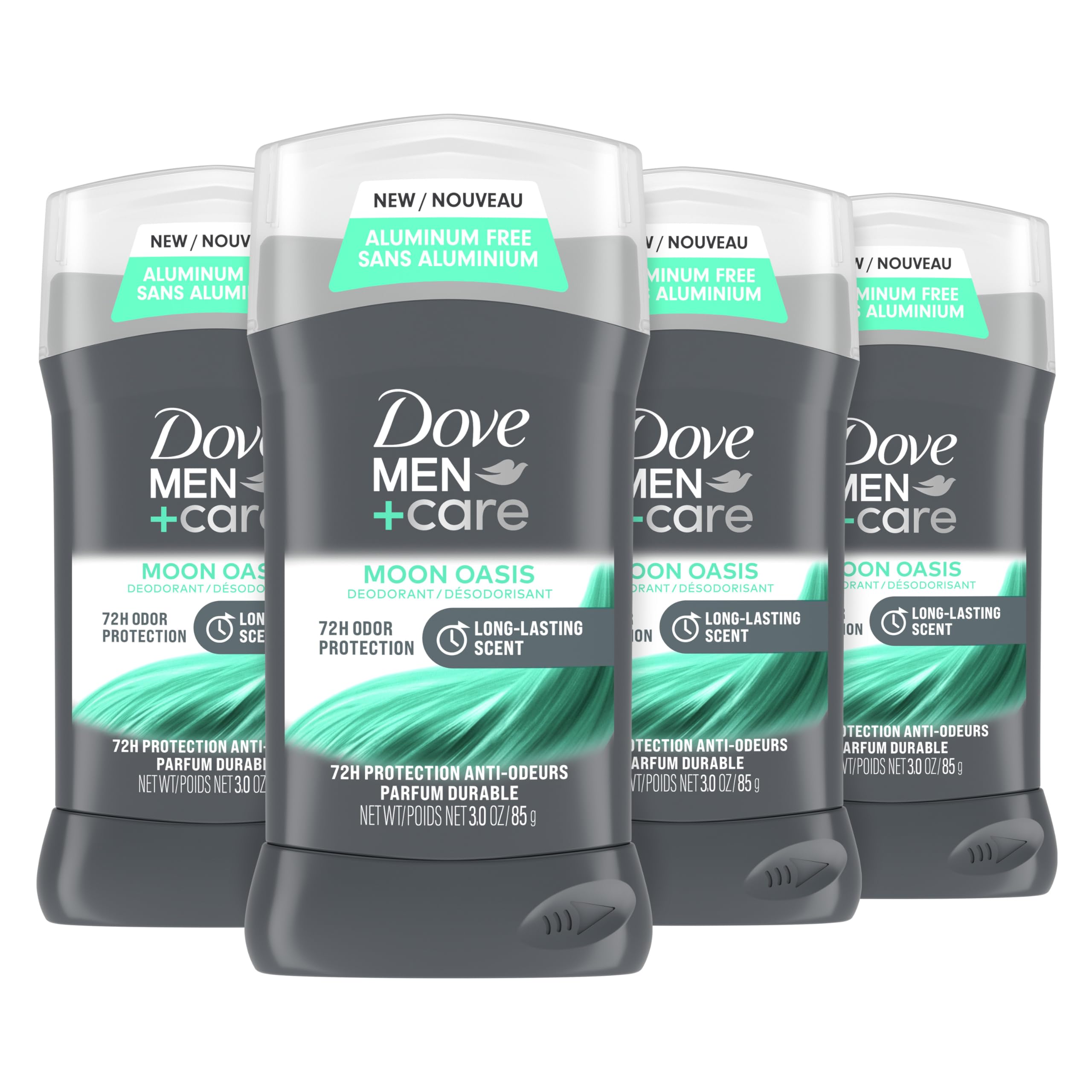 Amazon.com : Dove Men+Care Aluminum-Free Deodorant Moon Oasis 4 Count ...
