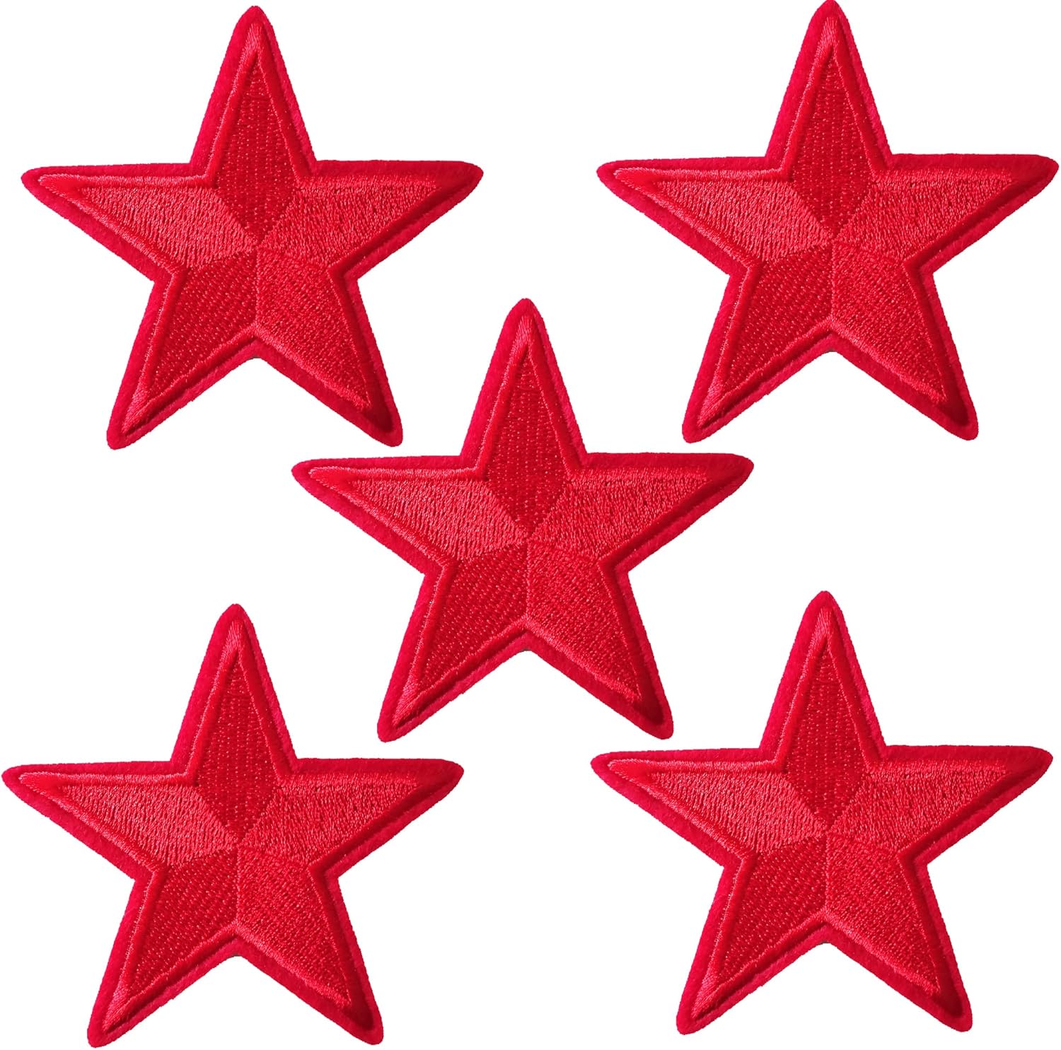 Amazon.com: AXEN Stars Patches, Embroidered Iron on/Sew on Stars ...