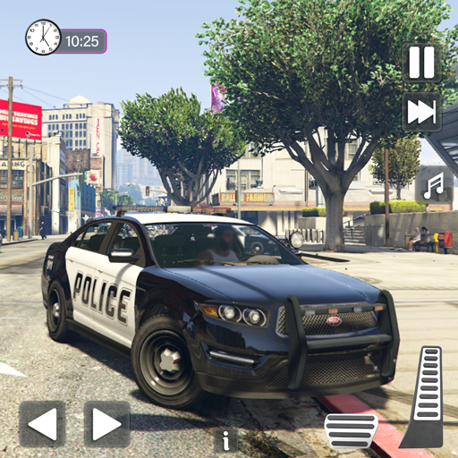 Police Car Officer Chase Gangster Fun Simulator- Auto Town Mafia City ...