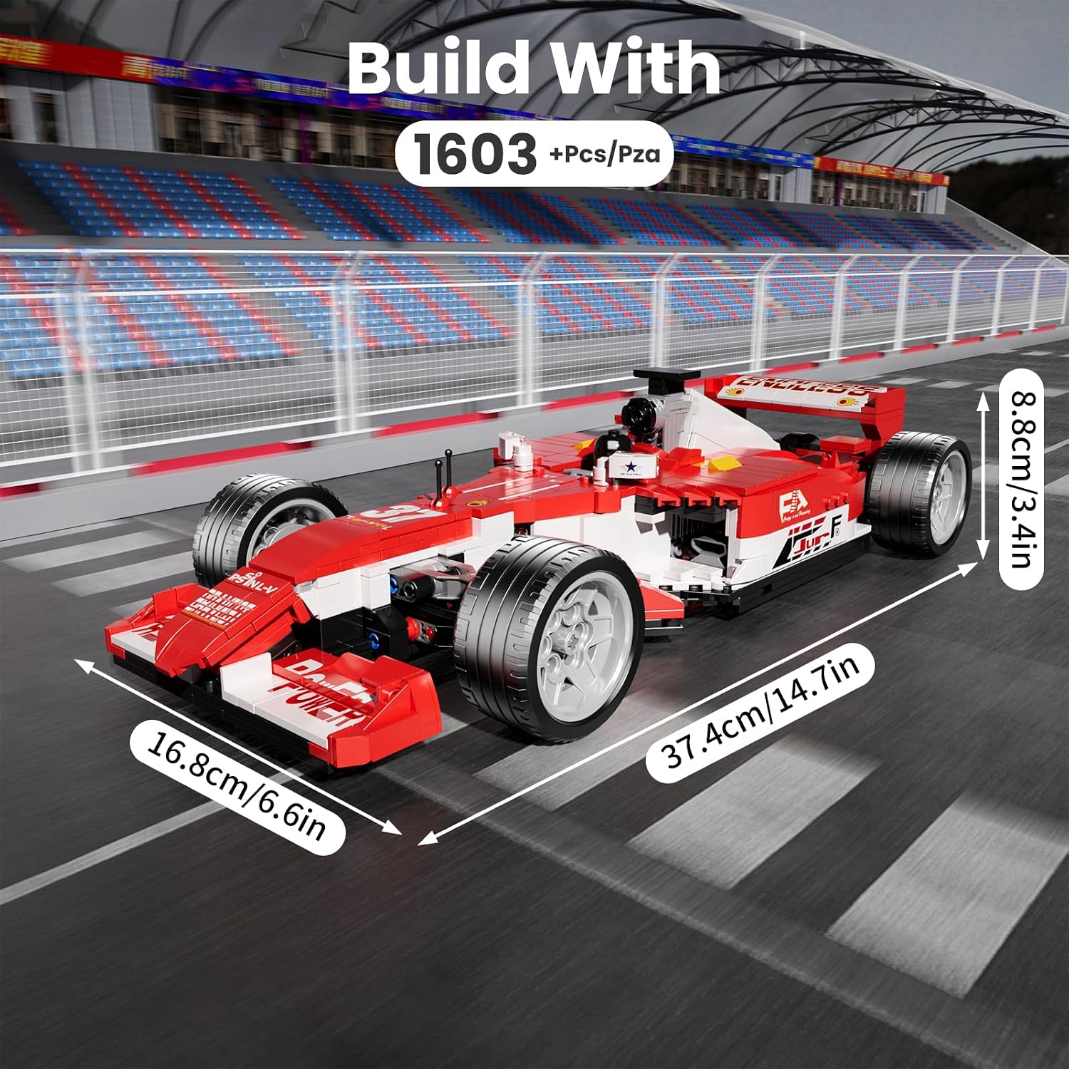 Mould King 10035 F1 Race Car Building Set, 1:12 Philippines | Ubuy