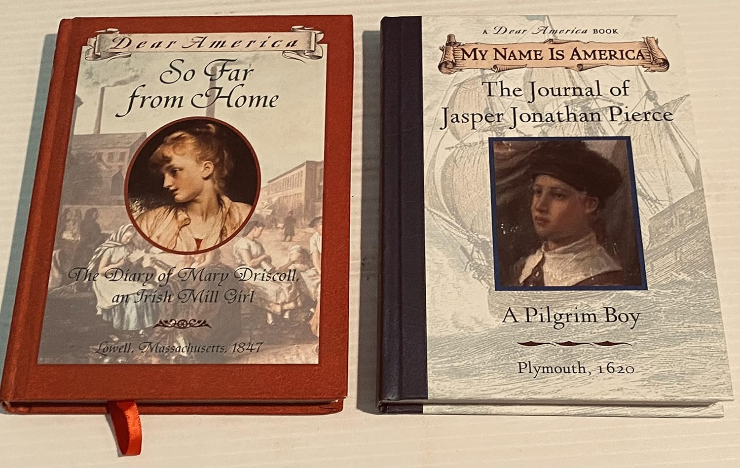 2 "Dear America" Books! 1) So Far From Home: The Diary of Mary Driscoll ...