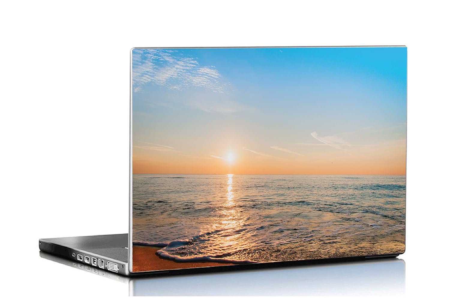 ISEE 360® Laptop Skin Cover Laminated Sea Stickers and Free Track pad ...