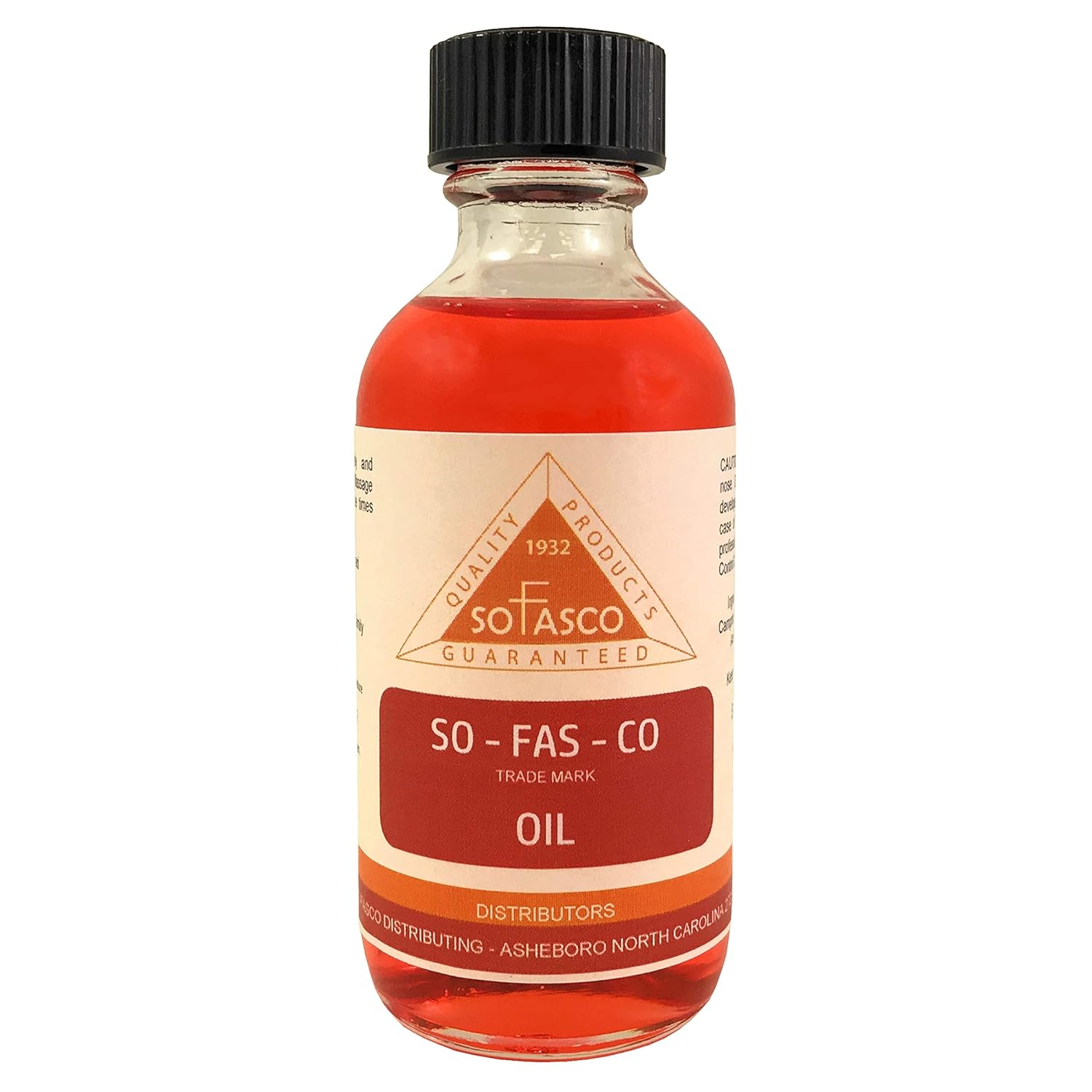 Amazon.com: SO-FAS-CO Red Oil, 2 Ounce Bottle : Health & Household