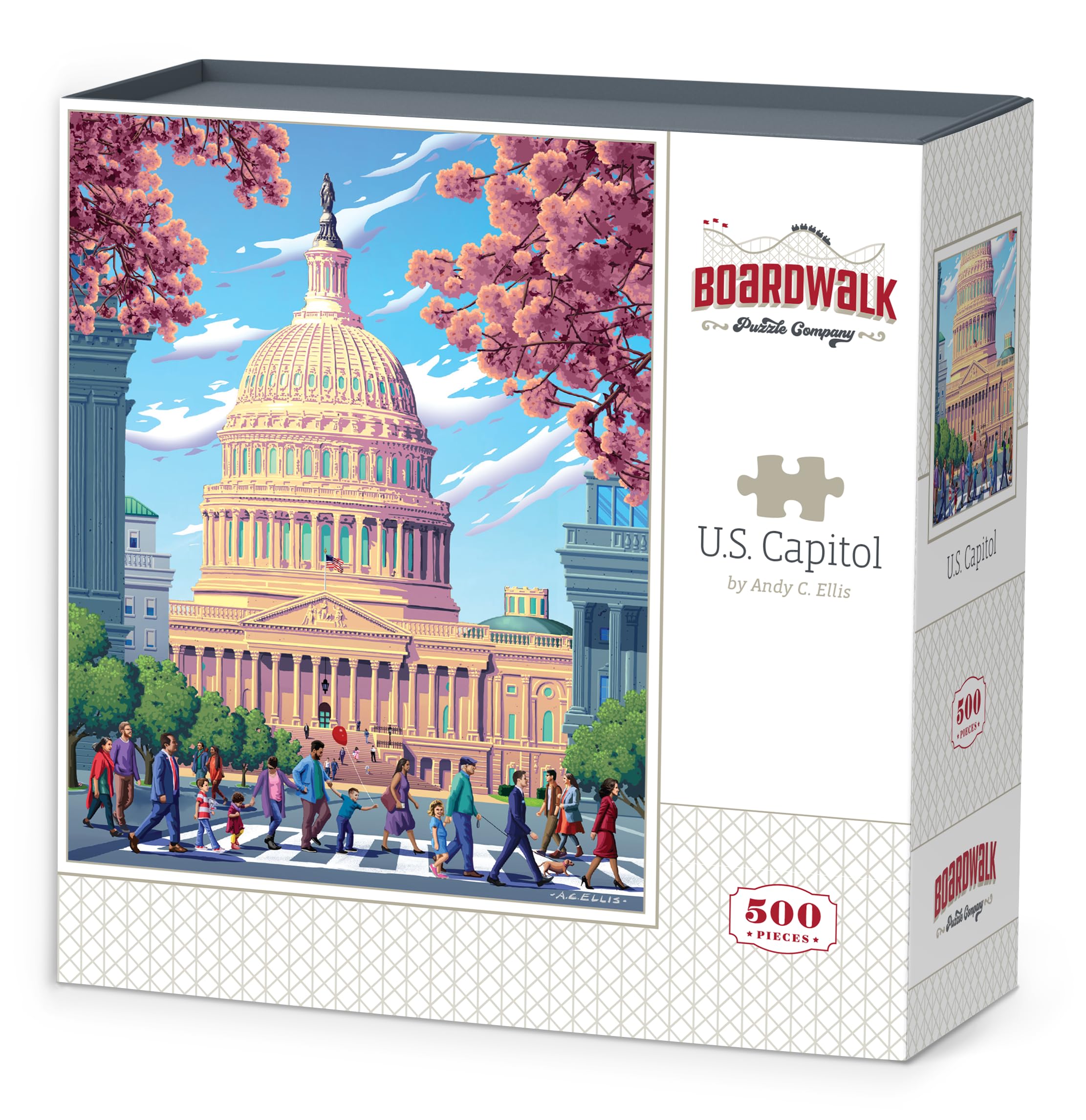 Amazon.com: U.S. Capitol by Boardwalk - 500 Piece Jigsaw Puzzle : Toys ...