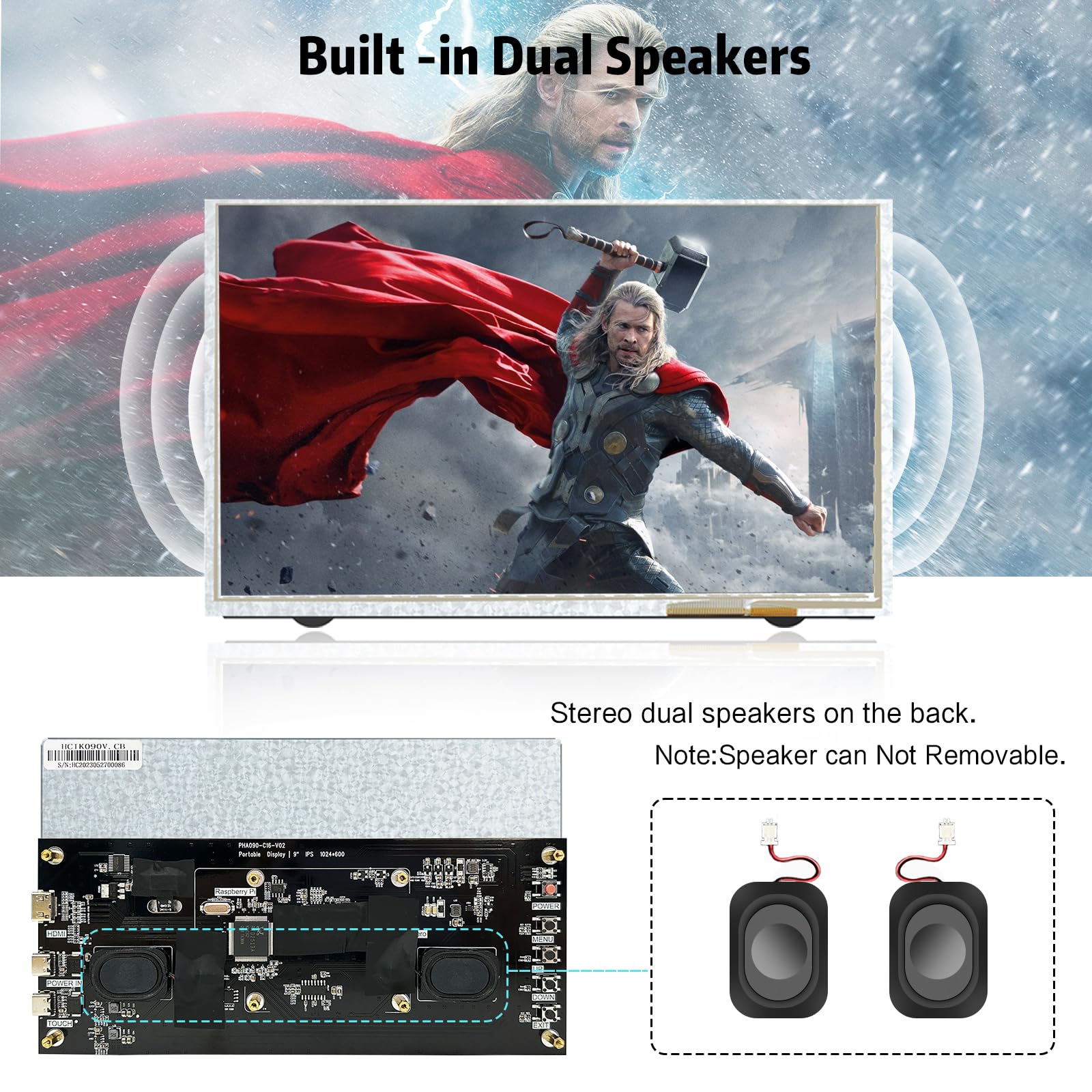 Snapklik.com : HAMTYSAN 9 Inch Touch Screen Monitor