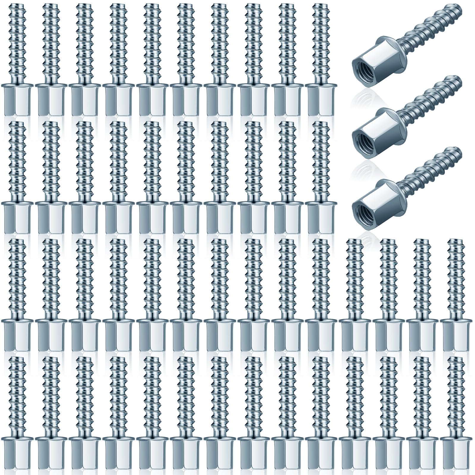 Snapklik.com : Yaocom 100 Piece 3/8 Threaded Rod Anchor For Concrete ...